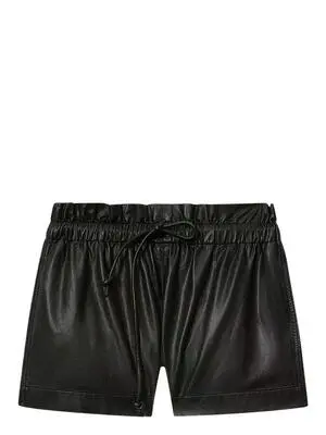 MARANT ETOILE Naline Ruffled Shorts - Black