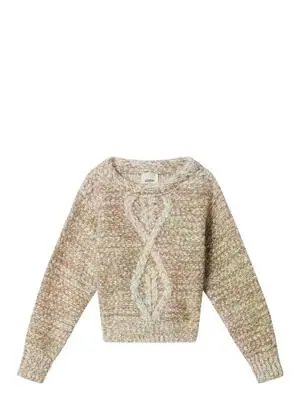 Isabel Marant Dorota Cable-knit Sweater - Neutrals