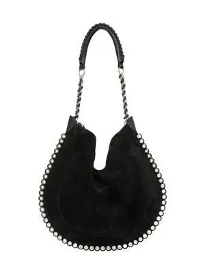 Isabel Marant Oskan Soft Shoulder Bag - Black
