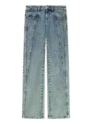 MARANT ETOILE Jaylis Paneled Jeans - Blue