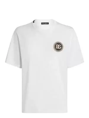 Dolce & Gabbana Logo-patch T-shirt - White