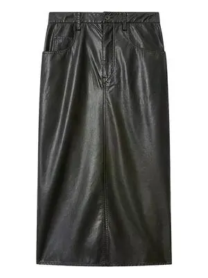 MARANT ETOILE Nilauria Pocket Midi Skirt - Black