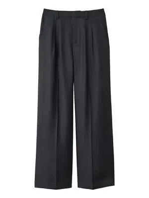 LISA YANG STORE Tailored Wide-leg Trousers - Midnight