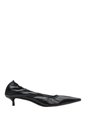 ATP ATELIER Valfurva Shiny Nappa Heels - Black