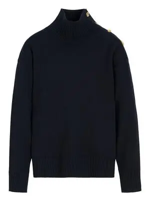 BY MALENE BIRGER Wool Knit Turtleneck Sweater