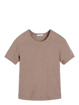 BY MALENE BIRGER Alezia Lyocell T-shirt - Chocolate