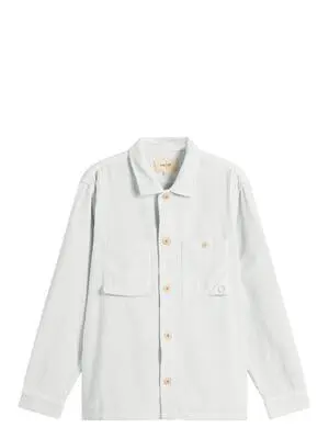 Folk Anniversary Patch Overshirt - Misty Green Chunky Cord