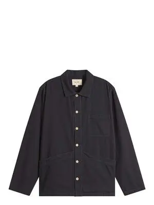 Folk Meyer Shirt Jacket - Black Herringbone