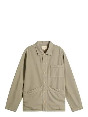 Folk Meyer Shirt Jacket - Silver Sage Herringbone