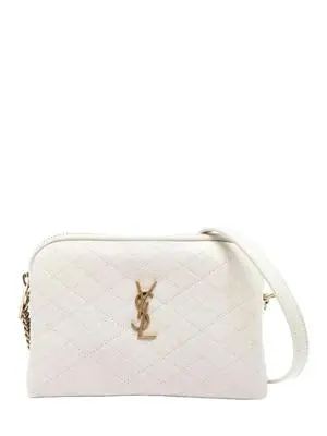 Saint Laurent Gaby Quilted-leather Crossbody Bag - Neutrals