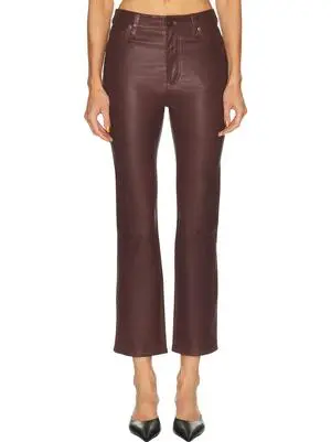 FRAME Leather Reboot Crop Pant