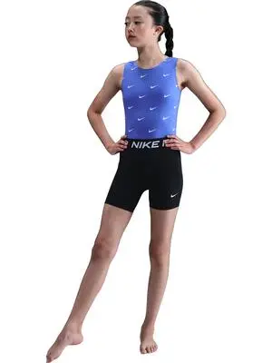 Nike Repeat Swoosh Leotard - Blue