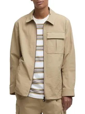 Barbour Bellman Zip-up Overshirt - Trench