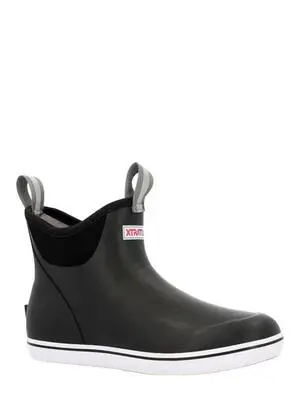 XTRATUF Waterproof Ankle Deck Boots - Black