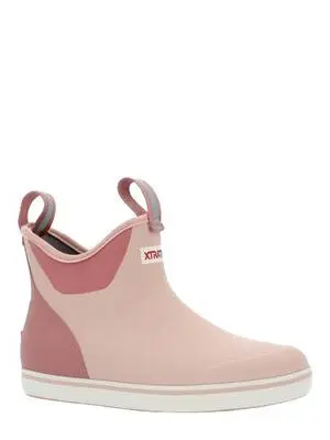 XTRATUF Waterproof Ankle Deck Boots - Blush Pink