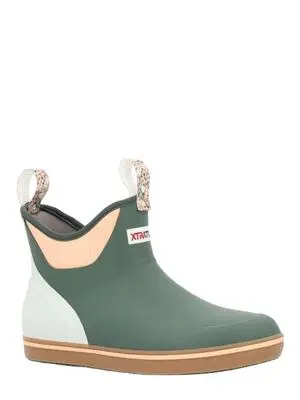 XTRATUF Waterproof Ankle Deck Boots - Garden Green