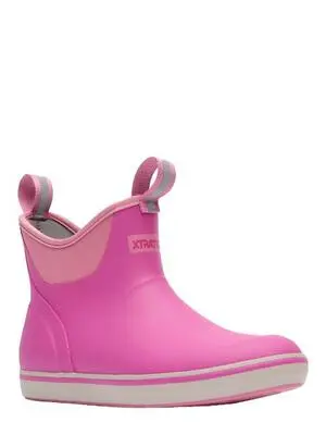 XTRATUF Waterproof Ankle Deck Boots - Rose Violet