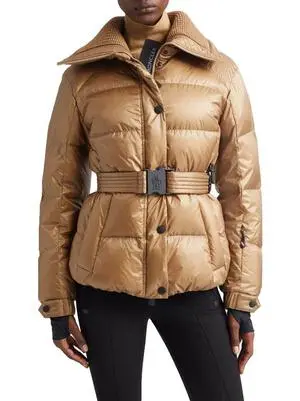 Moncler Bataillouse Down Ski Jacket - Dull Brown