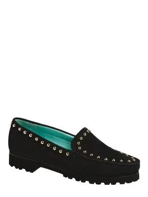 Robert Zur Diane Studded Loafer Black