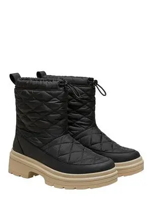 Vivaia Quilted Puffertherm Waterproof Boots - Black Water Prf