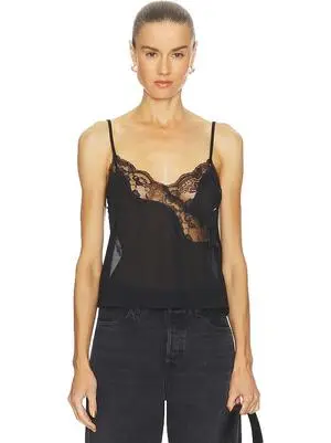 KAT THE LABEL Hayden Camisole Top Black