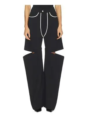 Paris Georgia Emelio Trouser - Black