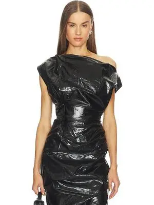 Paris Georgia Liquid Top - Black