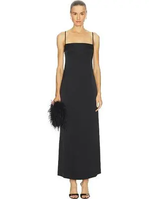 Paris Georgia Phoebe Slip Dress - Black