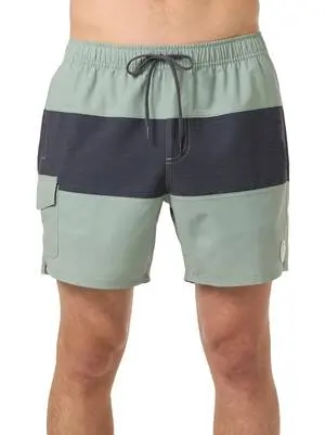 O'Neill Midway Volley Swim Trunks - Seagrass