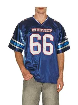 WORSHIP SUPPLIES Belter Mesh Jersey - Blue Depths