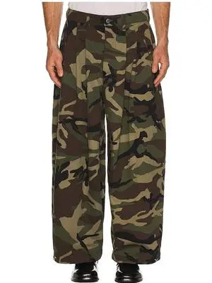 ART COMMUNITY Triptych Japanese Wide Leg Pant - Camo