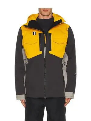 WHITESPACE 2l Insulated Cargo Jacket - Golden Yellow  Rock Ridge  & Phantom
