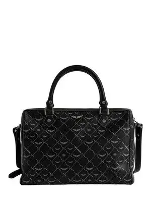 Zadig&Voltaire Monogram Coated-canvas Bag - Black