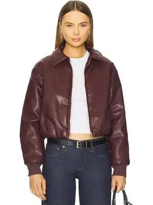 SNDYS Thorne Bomber Jacket - Plum
