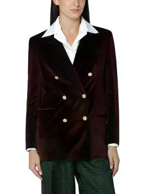 Tagliatore Jasmine Double-breasted Jacket - Red
