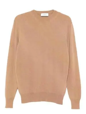 LARDINI Crew-neck Sweater - Neutrals