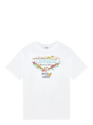 Casablanca Los Angeles Store Short Sleeve T-shirt - Multicolor