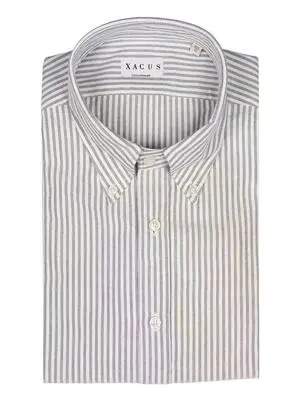 XACUS Striped-pattern Shirt - White