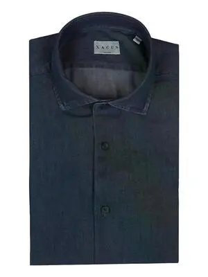 XACUS Button-fastening Shirt - Blue
