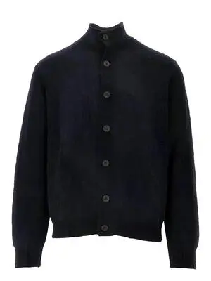 Emporio Armani Button-up Cardigan - Blue