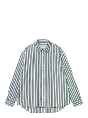 Carhartt Work In Progress Malden Striped Pocket Shirt - Grey