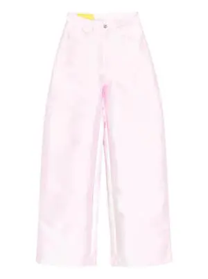 MARQUES' ALMEIDA Logo-patch Trousers - Pink