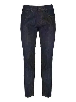 BE ABLE Buttoned Straight-leg Jeans - Blue