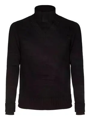 Alpha Studio Roll-neck Sweater - Black