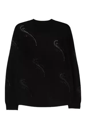 JNBY Crystal-embellished Sweater - Black