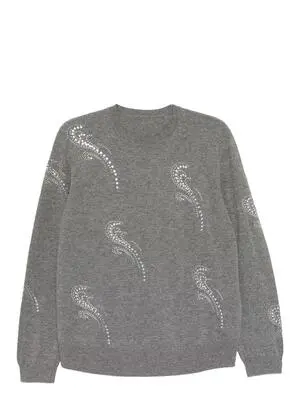 JNBY Crystal-embellished Sweater - Grey