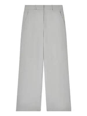 Giorgio Armani Wide-leg Linen Trousers - Black / White / Pink / Gray