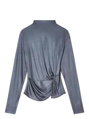 Giorgio Armani Viscose Jersey Long-sleeved Jumper - Black / White / Pink / Gray