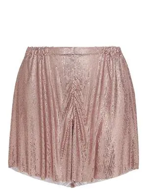 Rabanne Chainmail Mini Skirt - Rose Gold
