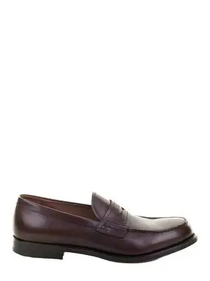 Fratelli Rossetti Penny Leather Loafers - Brown